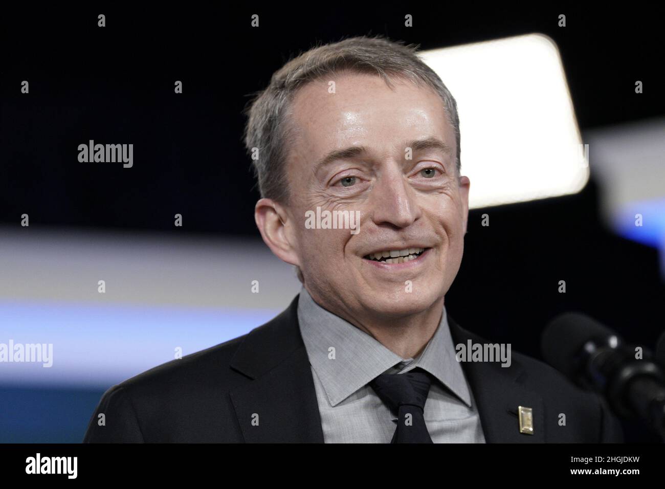 Washington DC, USA. 21st Jan, 2022. Intel CEO Patrick Gelsinger ...