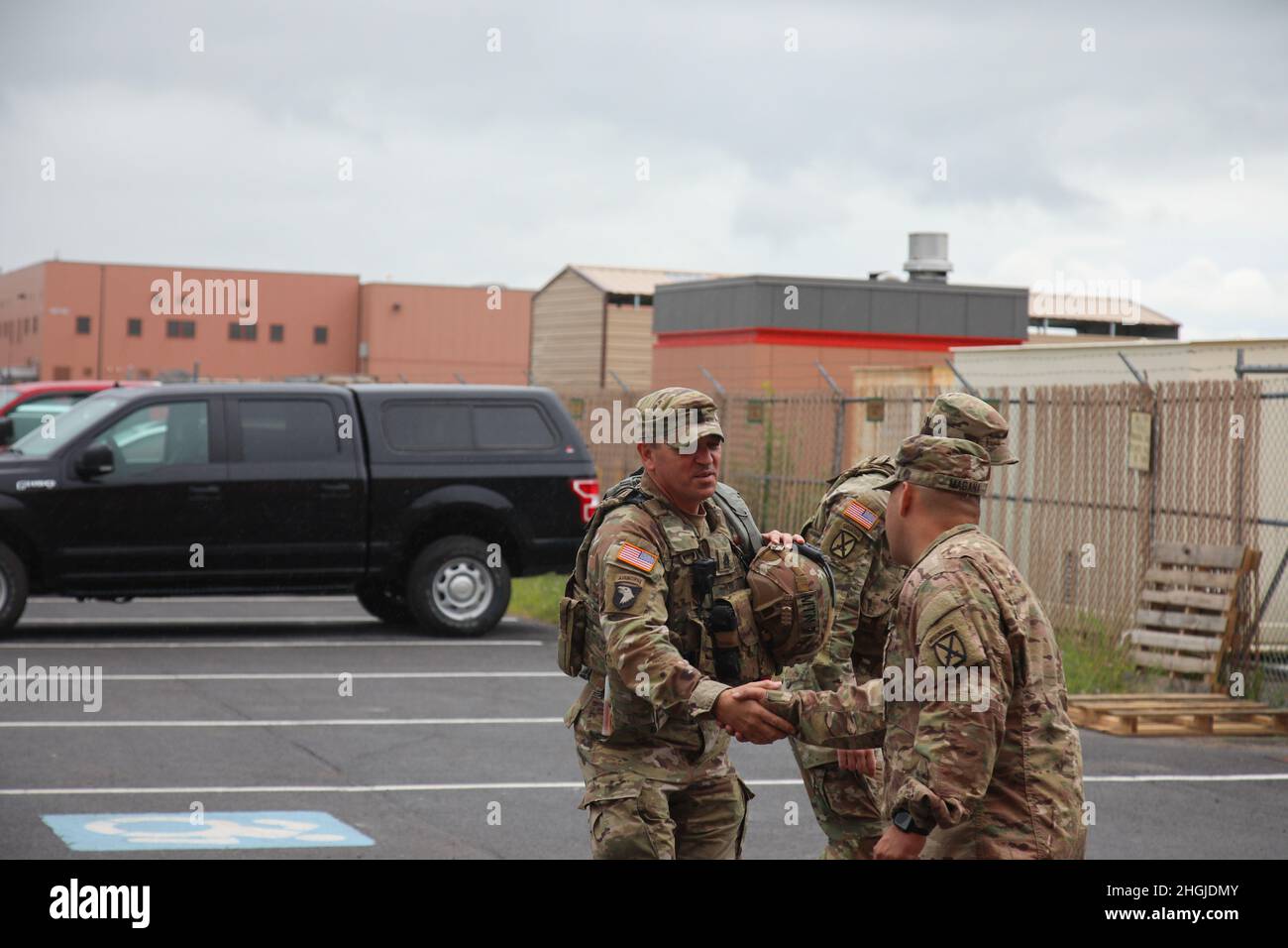 U.S. Army Command Sgt. Maj. Mario Terenas, the 10th Mountain Division ...