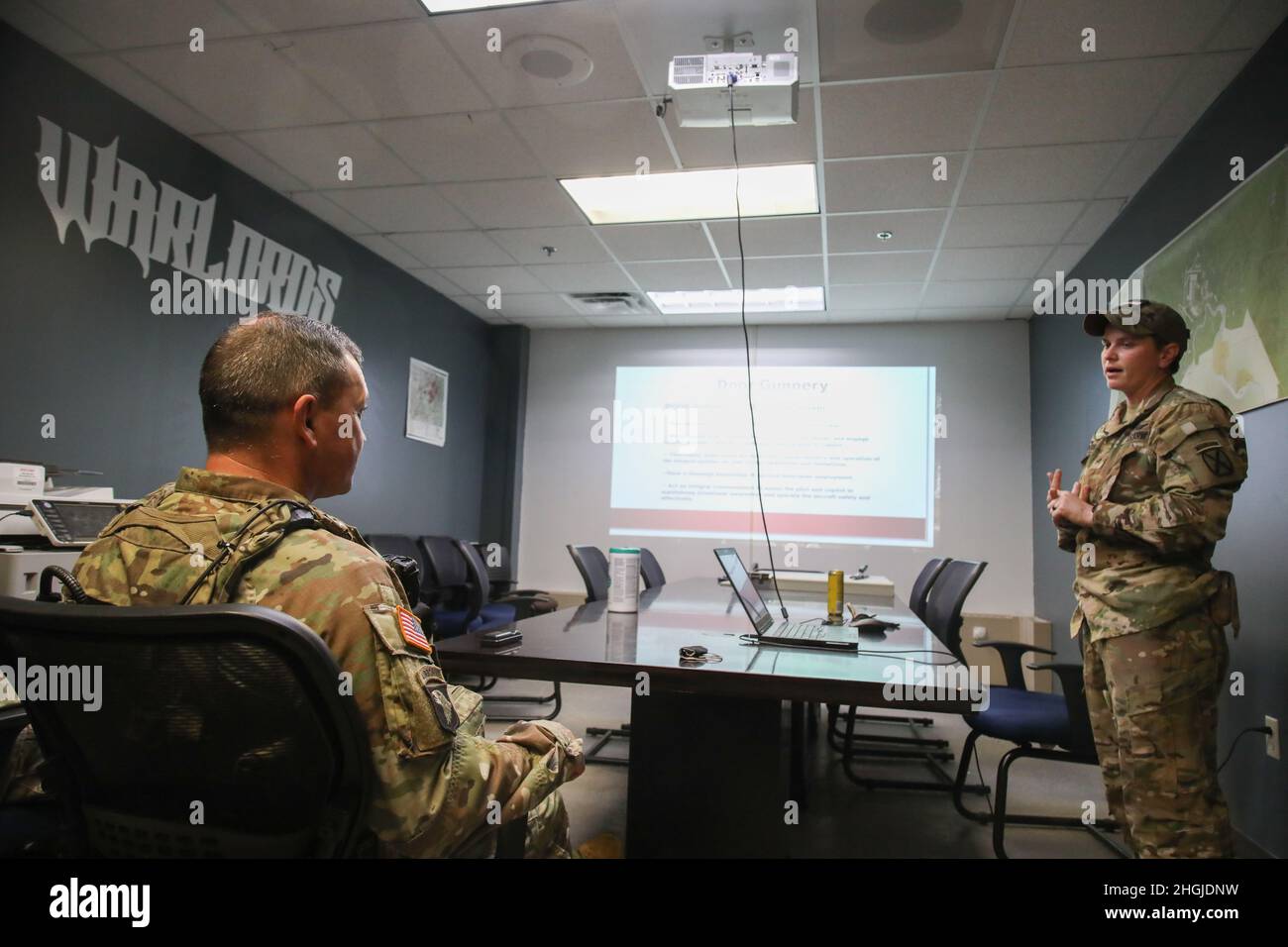 U.S. Army Command Sgt. Maj. Mario Terenas, the 10th Mountain Division ...