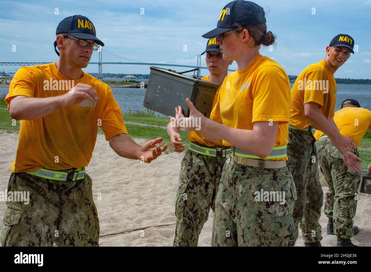 Officer Candidate School (OCS) students at Officer Training Command ...