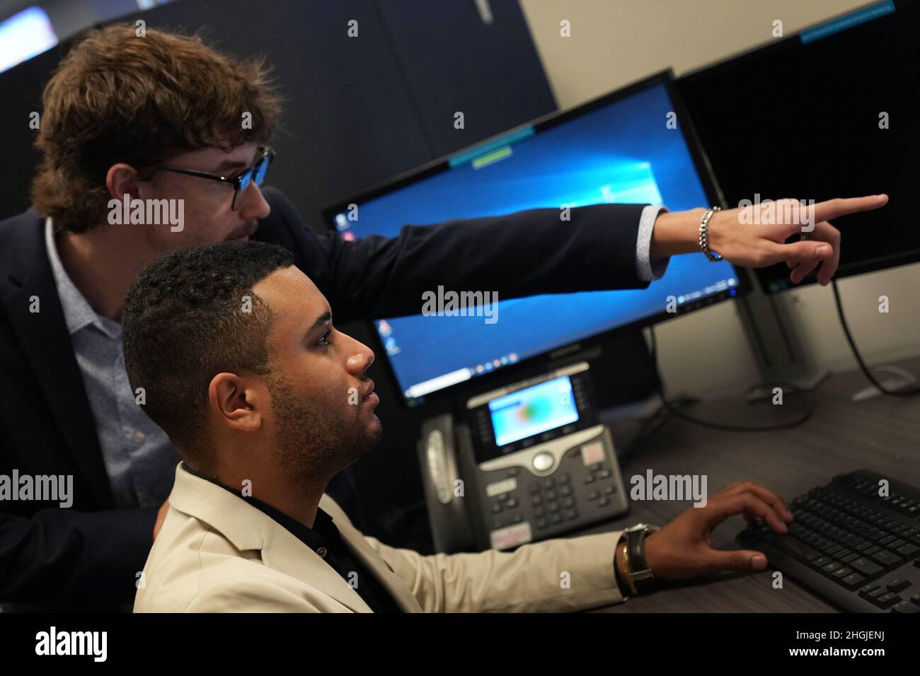 Ethan Marshall (left) and Jimmy Rodriguez, U.S. Air Force Premier ...