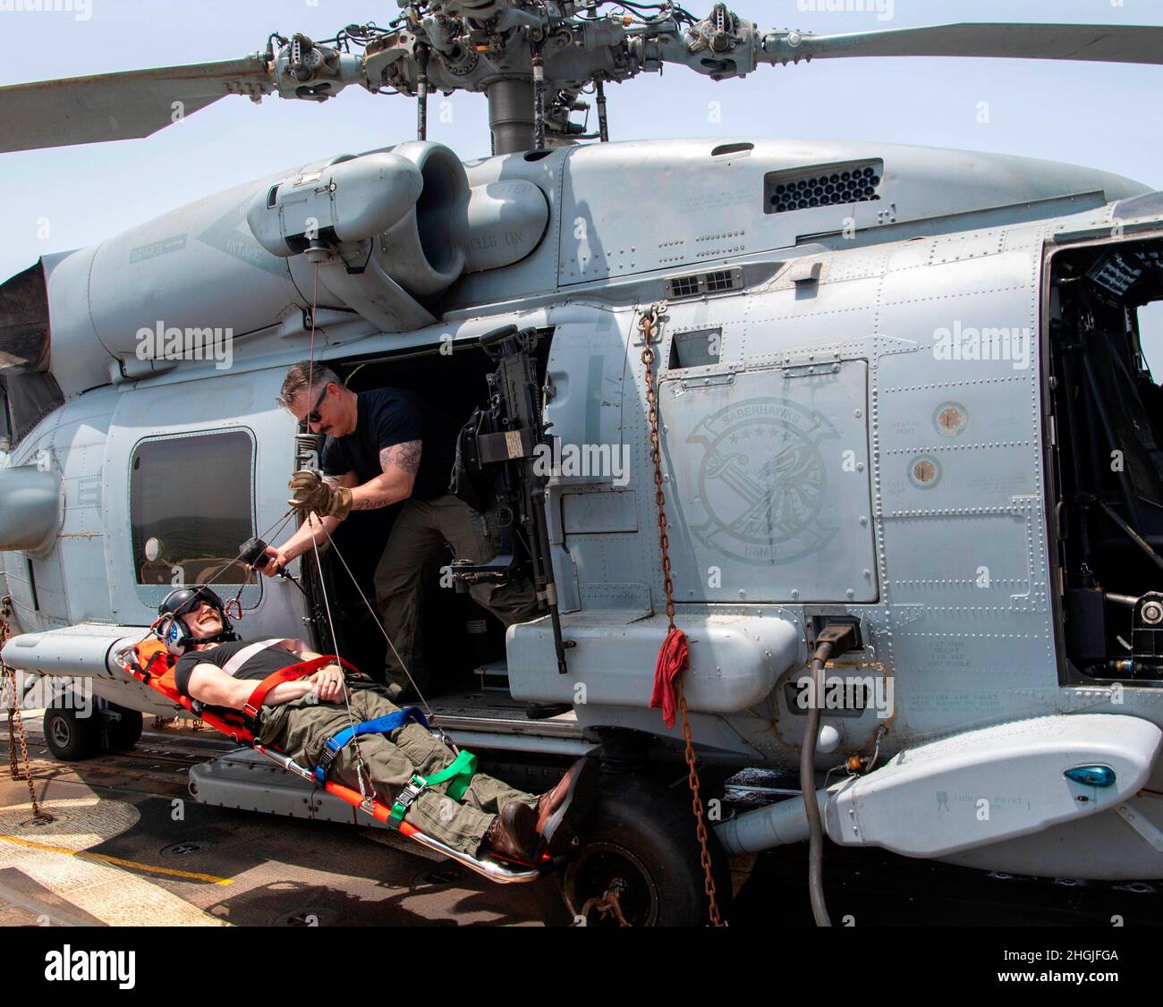 210819-N-JW440-1025 ARABIAN GULF (Aug. 19, 2021) –Naval Air Crewman ...