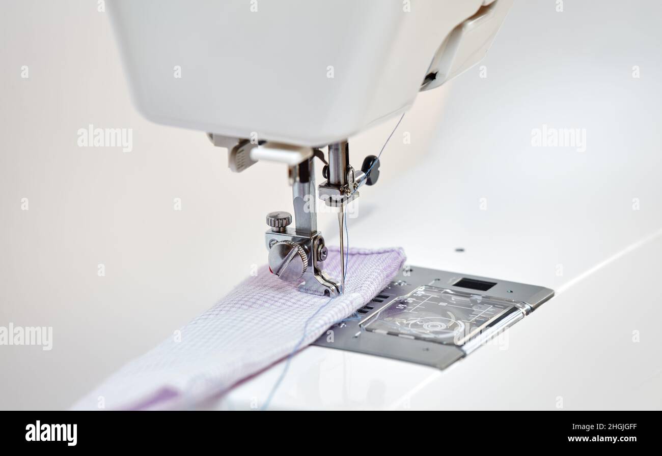 Closeup of sewing machine working part hi-res stock photography and ...
