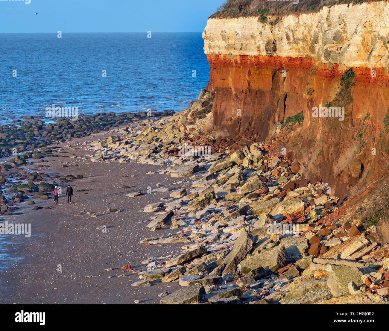 Hunstanton cliffs hi-res stock photography and images - Alamy