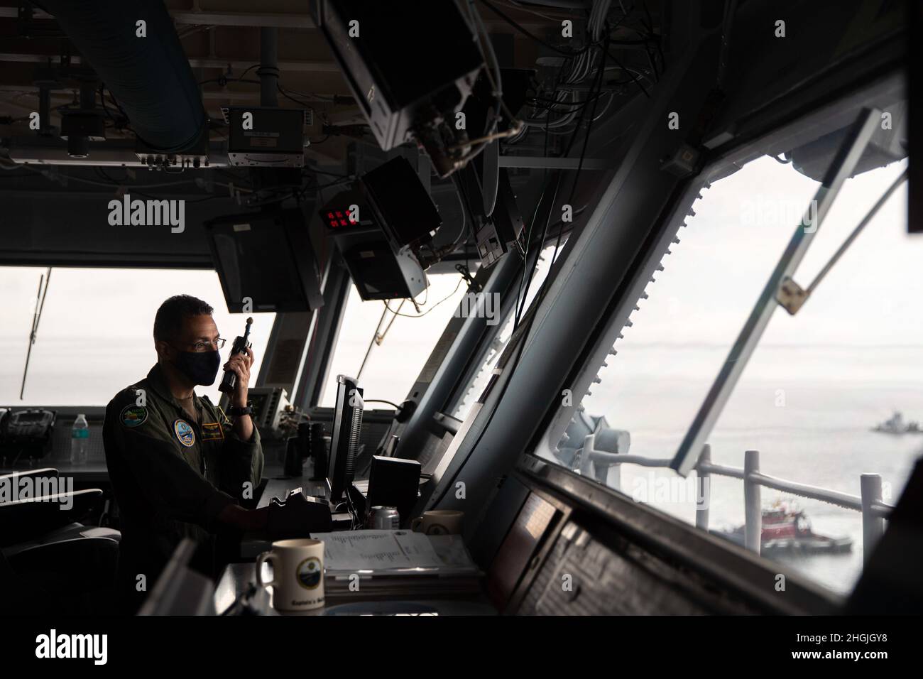 Capt. Paul Lanzilotta, USS Gerald R. Ford's (CVN 78) commanding officer ...