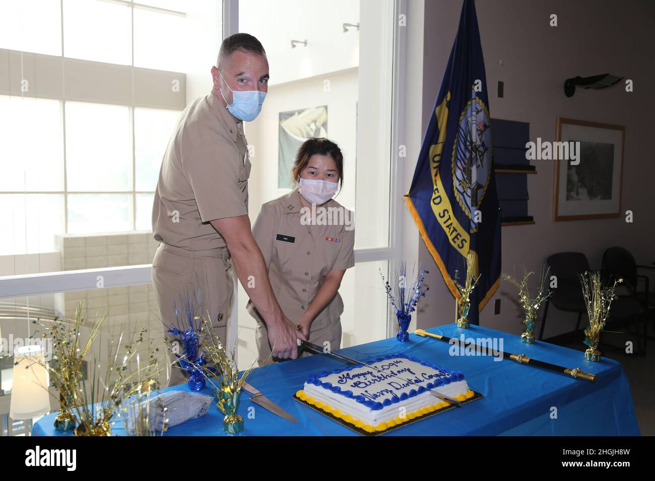 Lt. Cmdr. Andrew Knudson and Lt. Sojeong Kim assigned to Navy Medicine ...