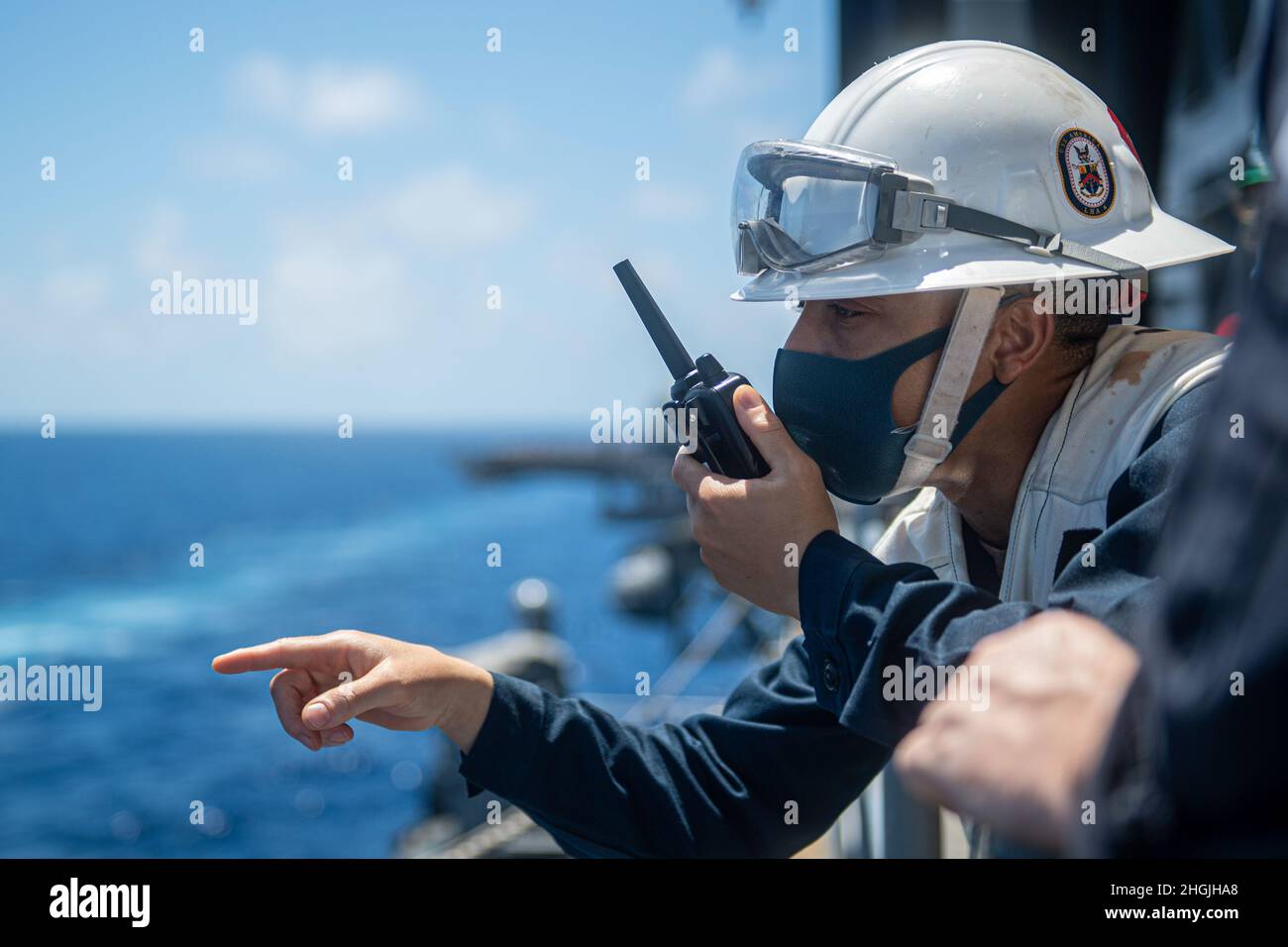 PHILIPPINE SEA (August 20, 2021) Chief Boatswain’s Mate Cassandra ...