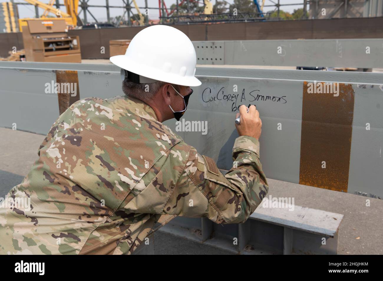 U.S. Air Force Col. Corey Simmons, 60th Air Mobility Wing commander ...