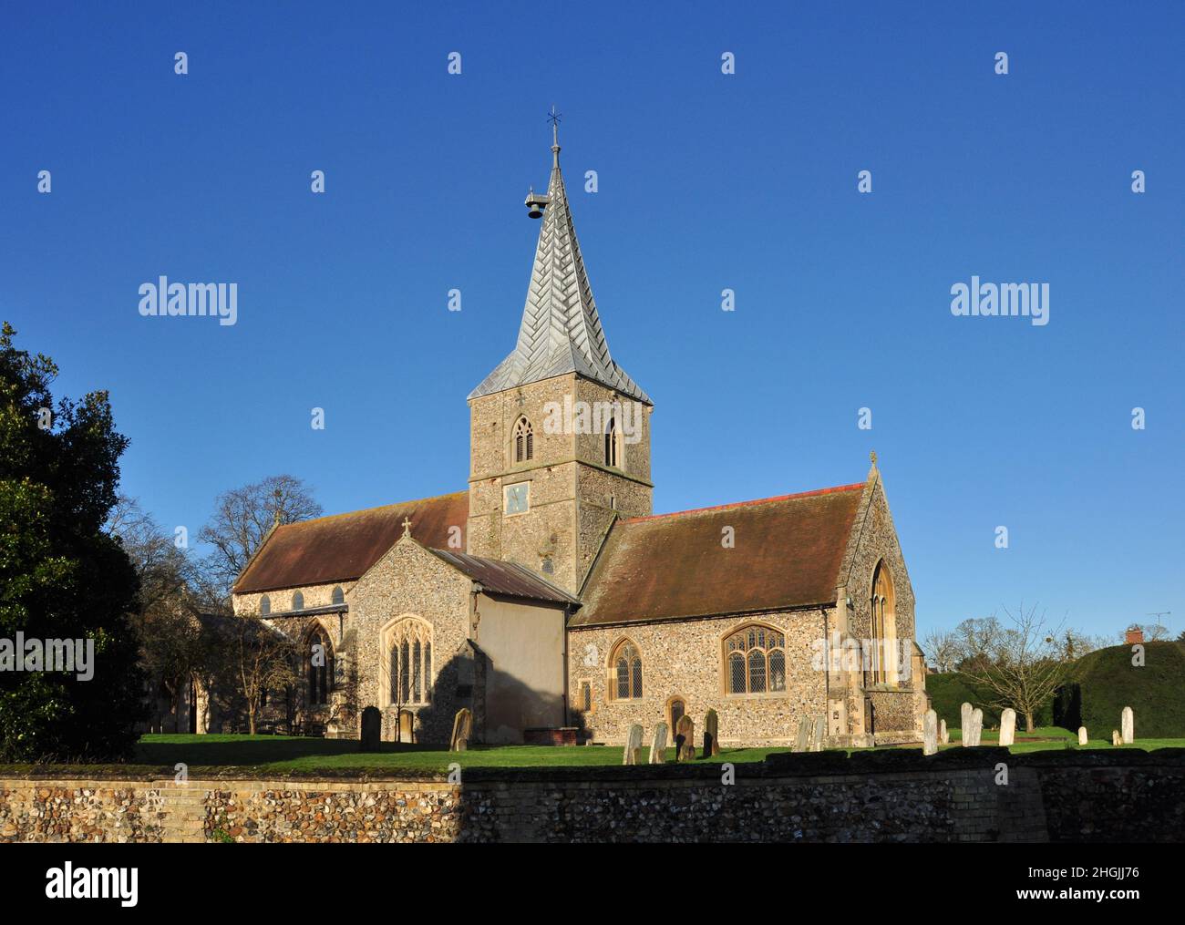 St Mary Magdalene Church, Ickleton, Cambridgeshire, England, UK Stock ...