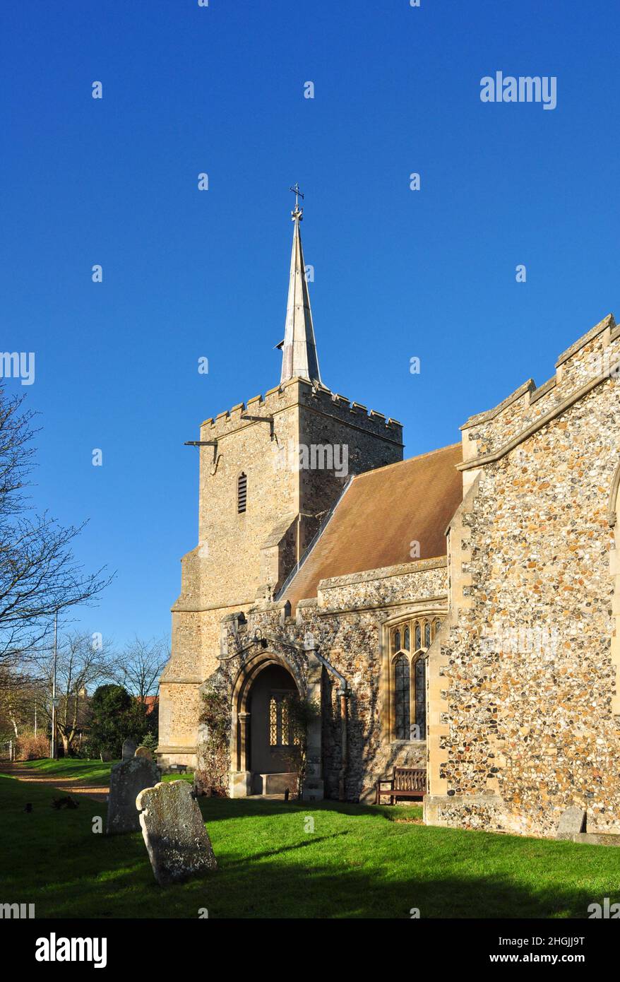 Parish Church of St Mary and St John in the village of Hinxton ...