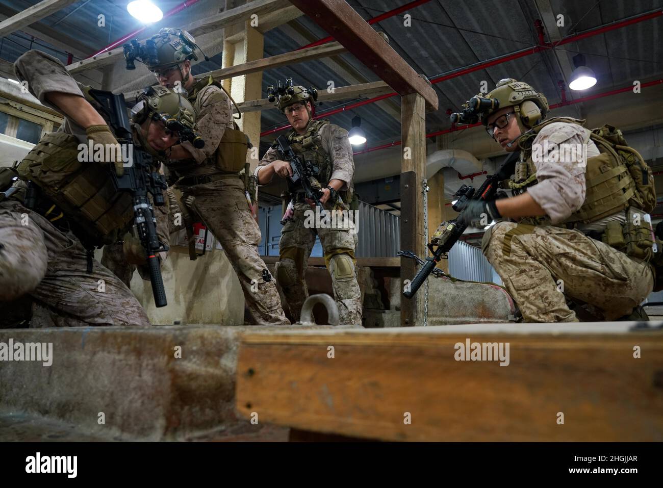 NAVAL SUPPORT ACTIVITY BAHRAIN (Sept. 20, 2021) Marines assigned to the ...