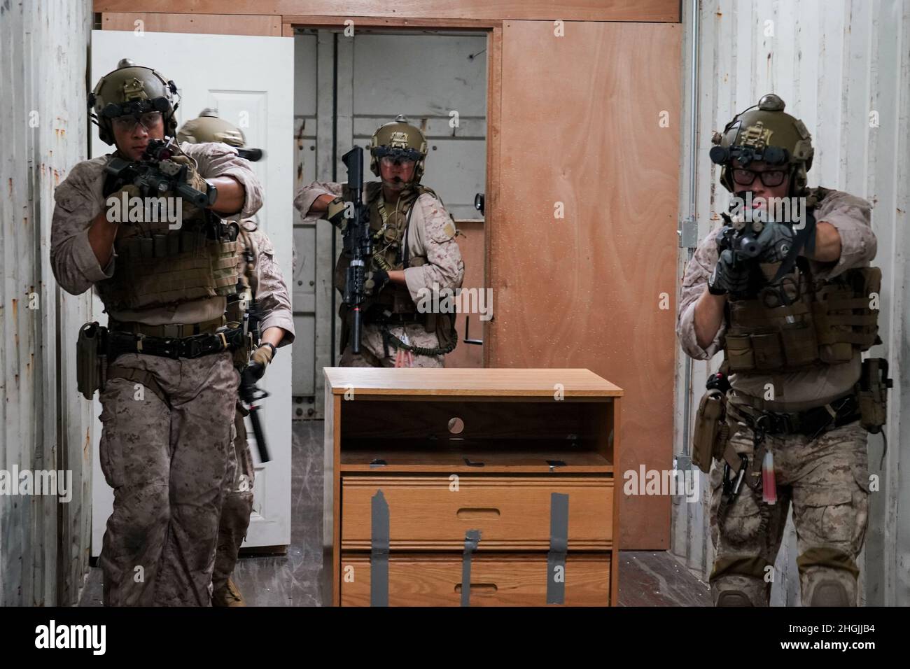 NAVAL SUPPORT ACTIVITY BAHRAIN (Sept. 20, 2021) – Marines assigned to ...