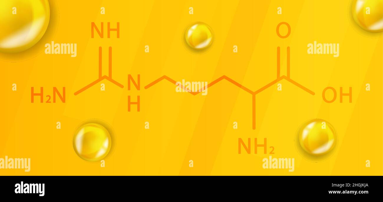 Arginine chemical formula. Arginine 3D Realistic chemical molecular ...