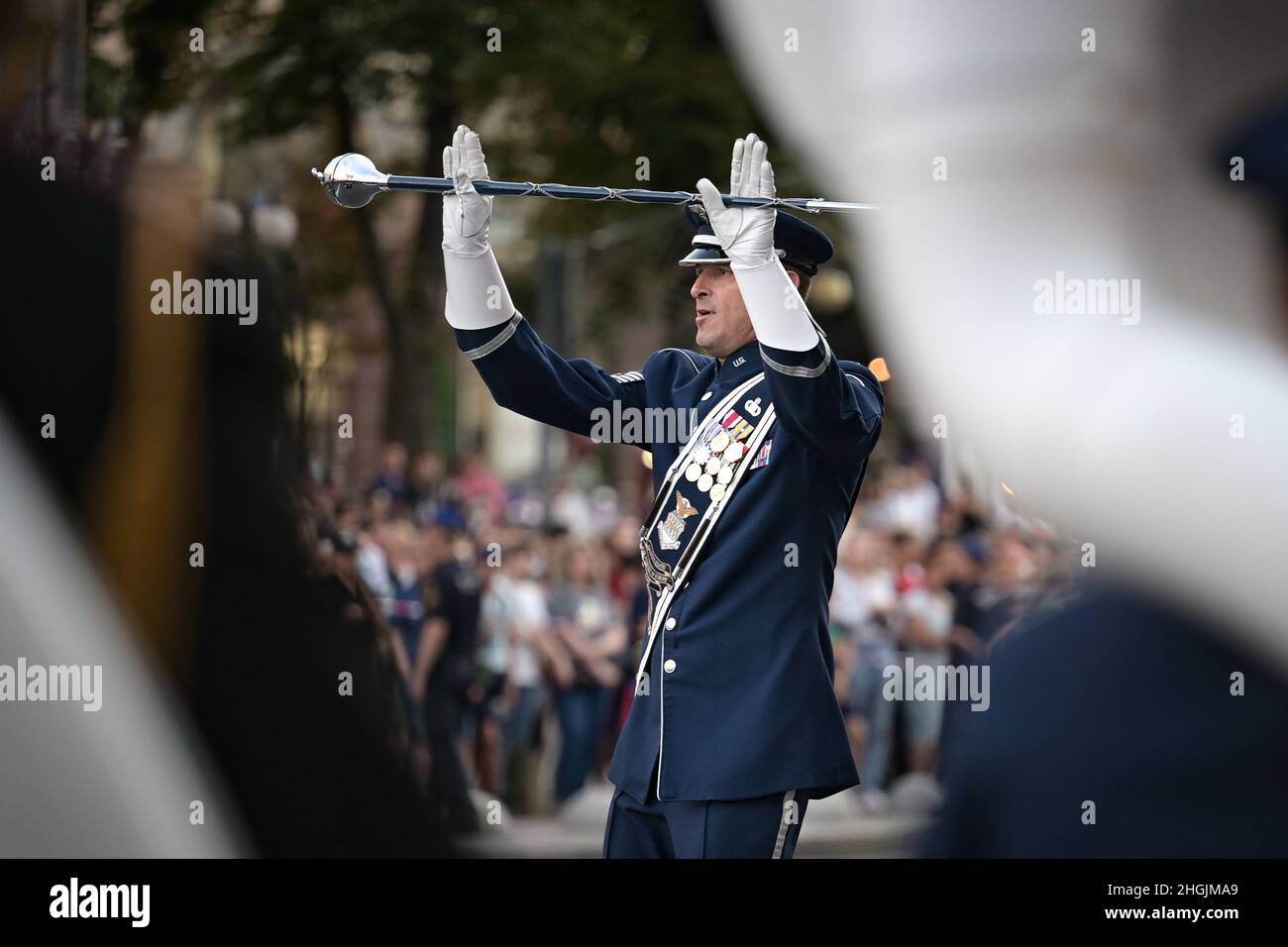 U s air force marching band hi-res stock photography and images - Alamy