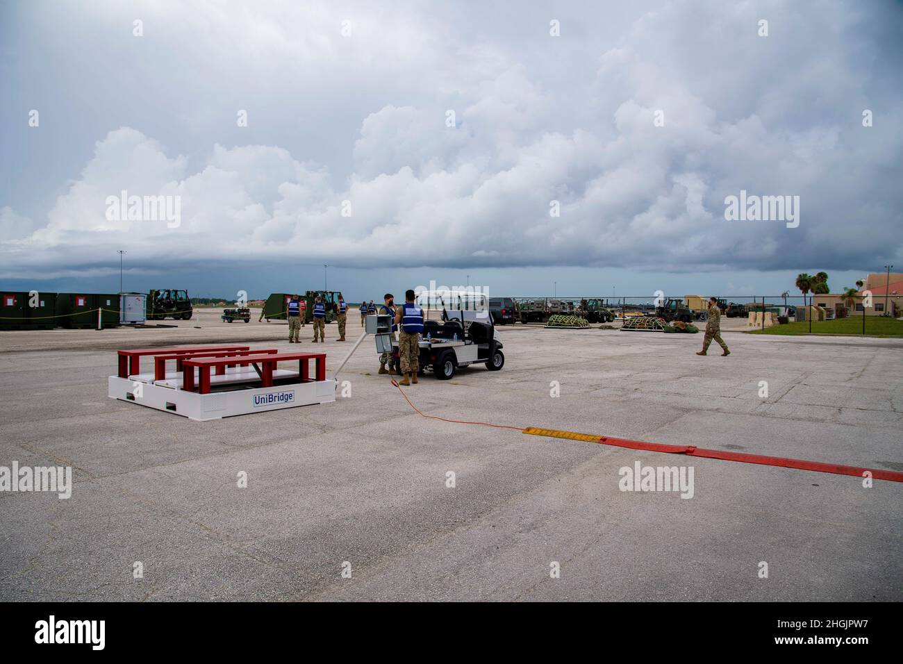 Airmen from the 6th Logistics Readiness Squadron participate in a Large ...