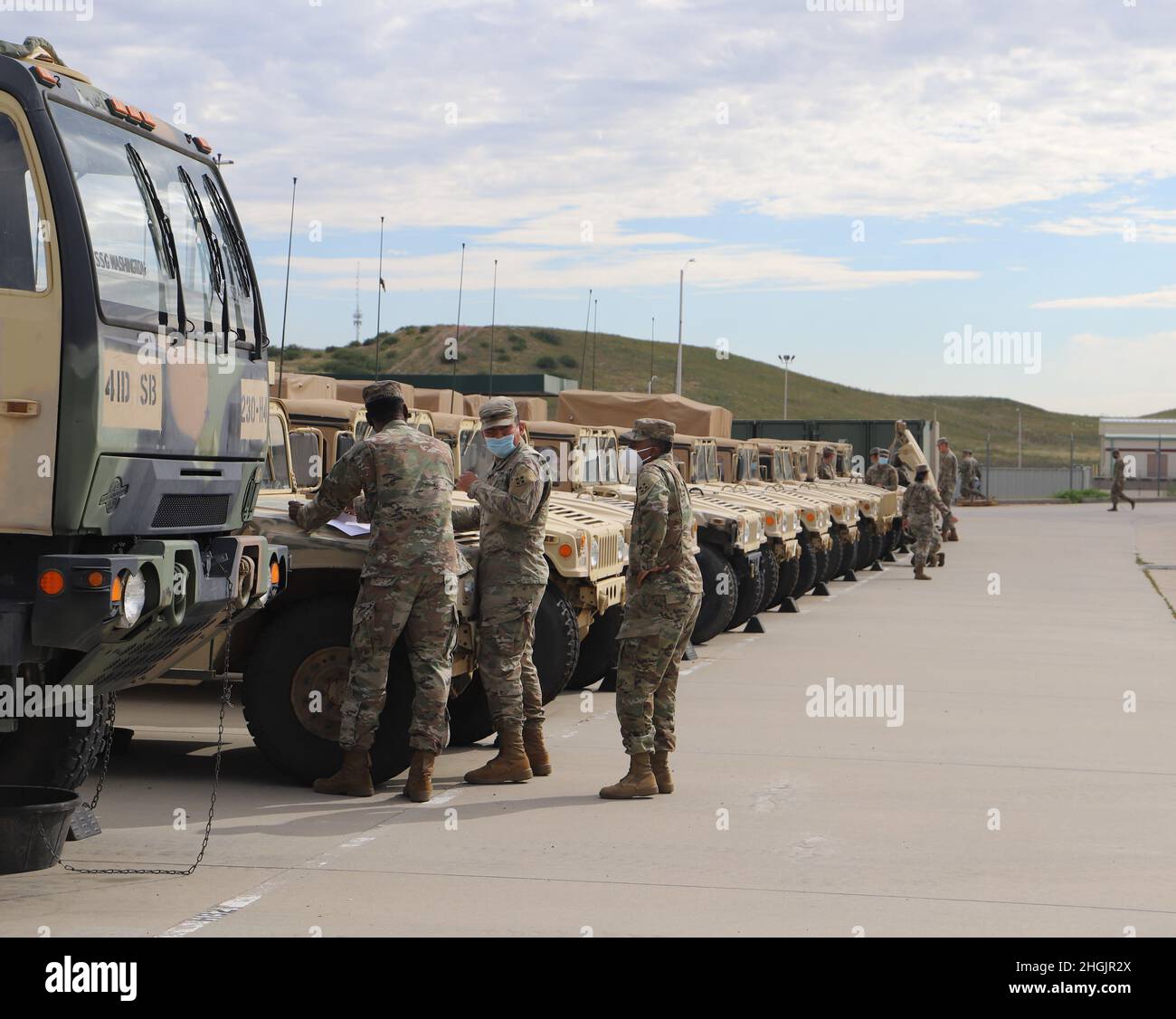 Golden Eagle Soldiers from 230th Finance Management Support Unit, 4th ...