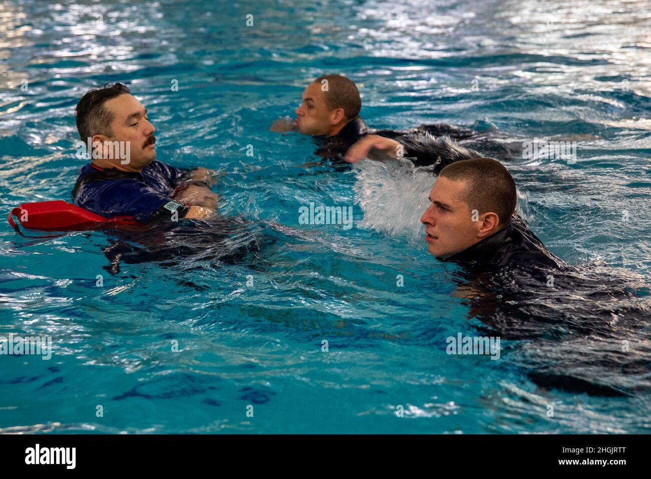 Third class swim qualification hi-res stock photography and images - Alamy