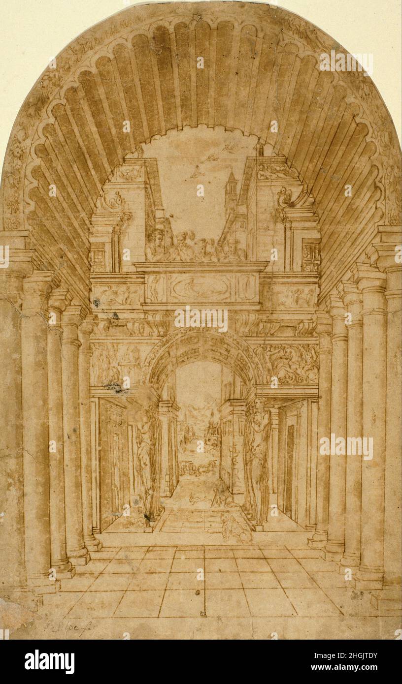 Diego de Siloé - Perspective scenery Stock Photo - Alamy