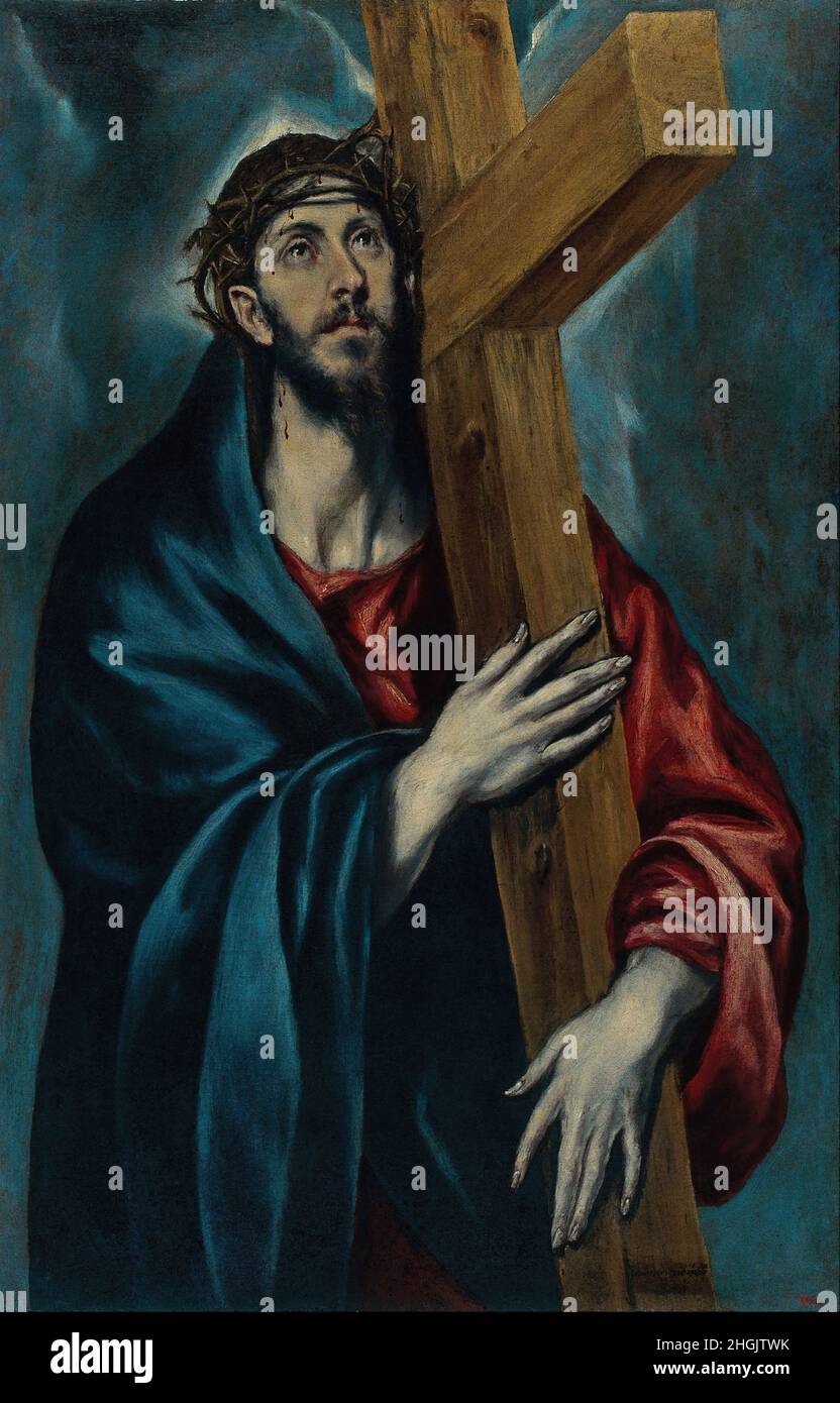 El Greco - Christ Carrying the Cross Stock Photo - Alamy