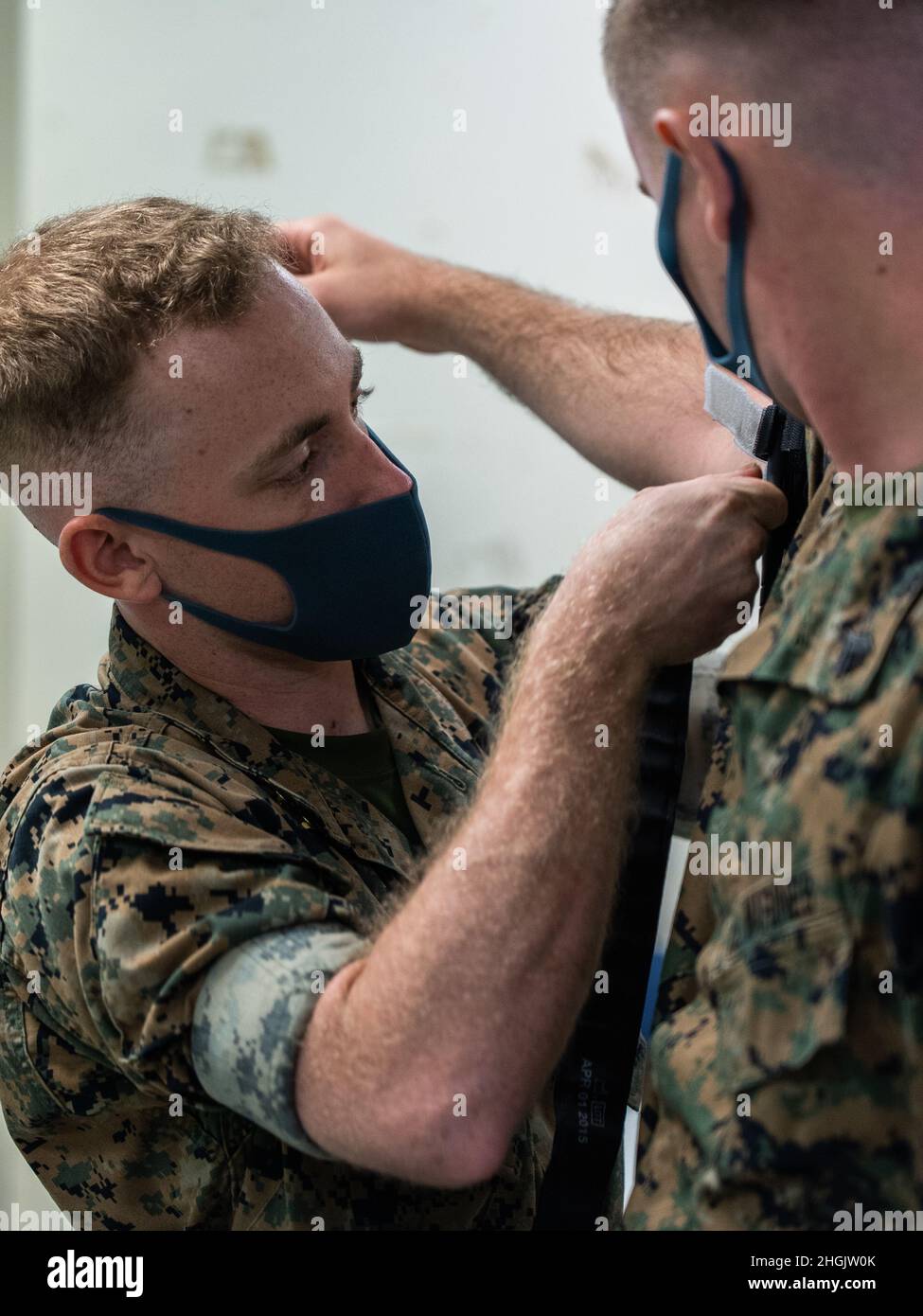 U.S. Marine Corps Lance Cpl. Gavin Mennie, an inventory management ...
