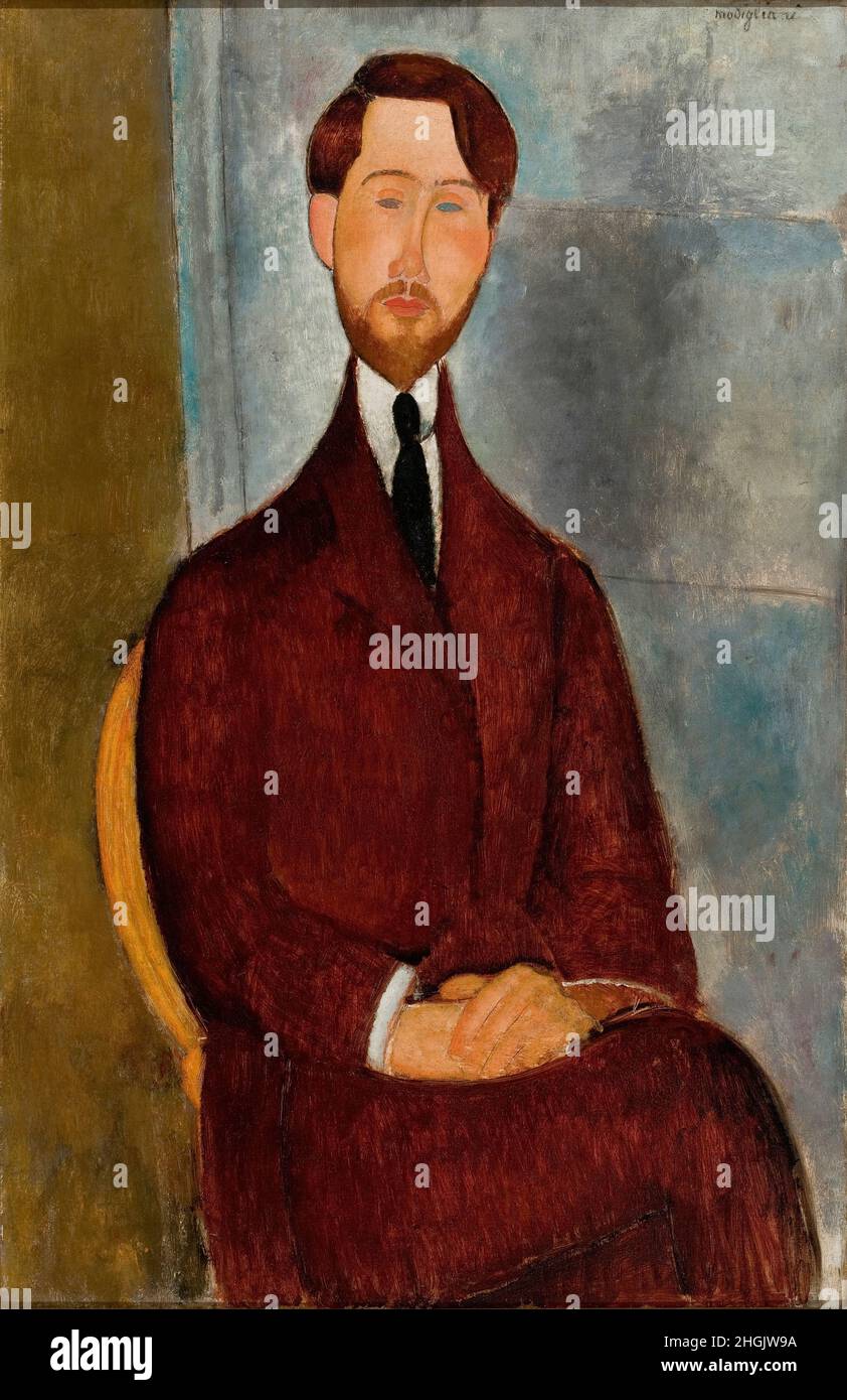 Ritratto di Leopold Zborowski - 1916 19 - oil on canvas 65 x 100 cm ...