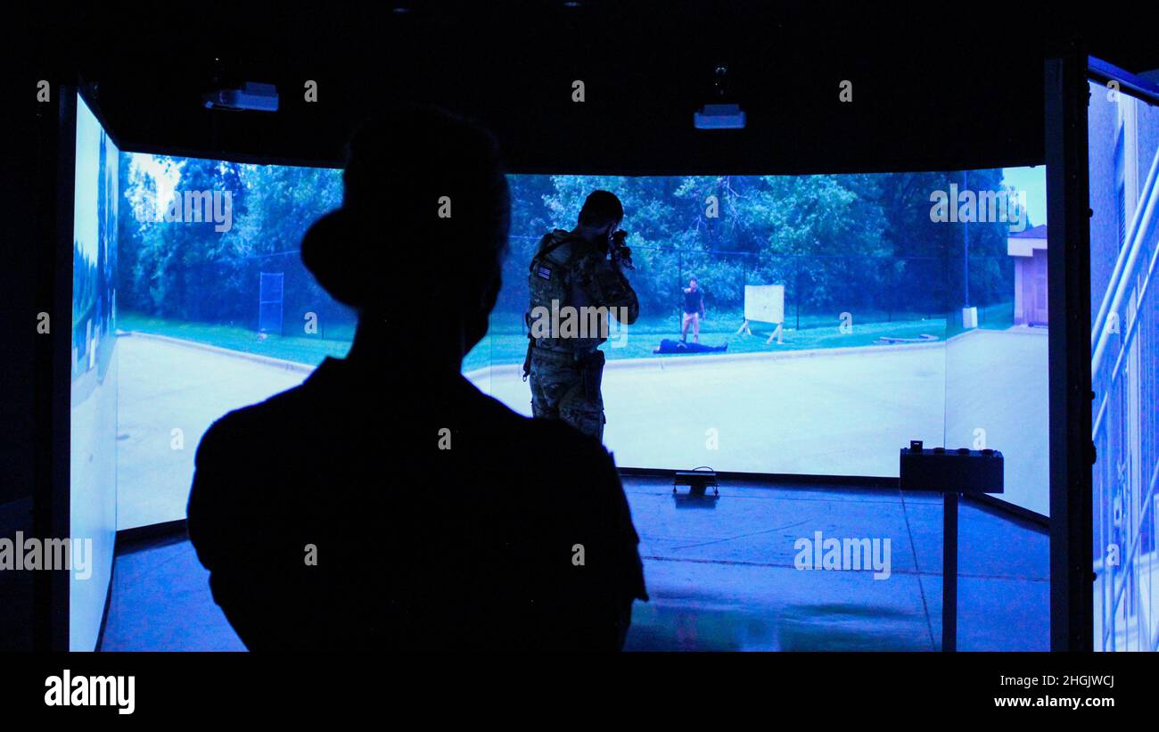 Maj. Gen. Michele C. Edmondson, 2nd Air Force commander, watches as an ...