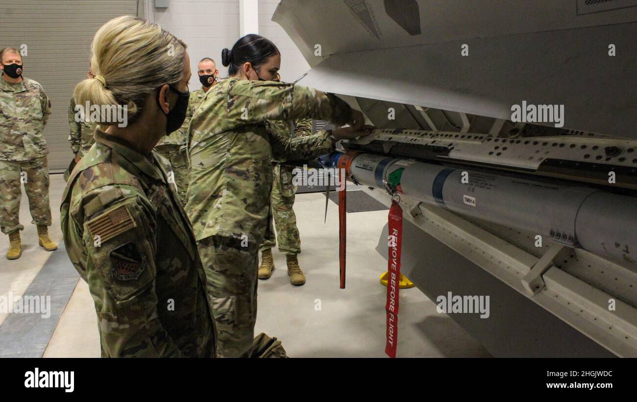 Maj. Gen. Michele C. Edmondson, 2nd Air Force commander, observes as ...