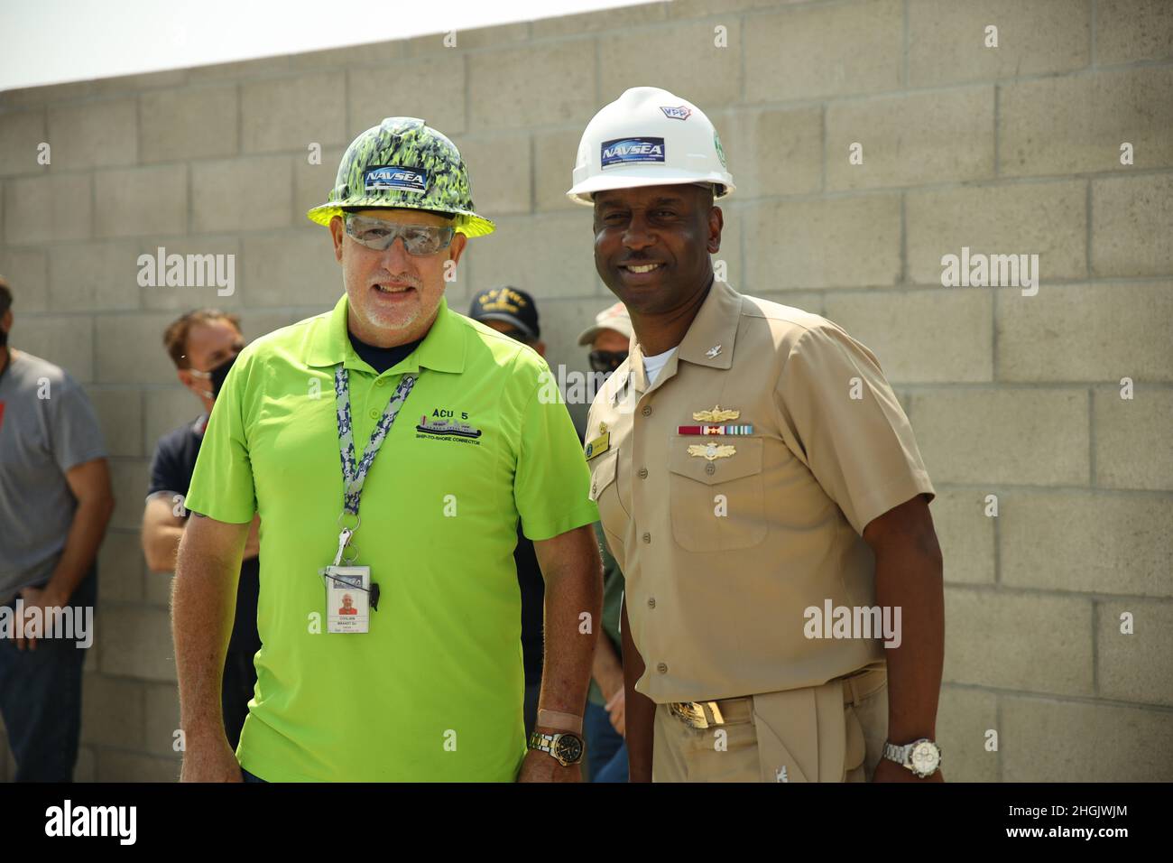 Captain Cedric McNeal of PEO Ships, PMS 377 Amphibious Warfare Branch ...
