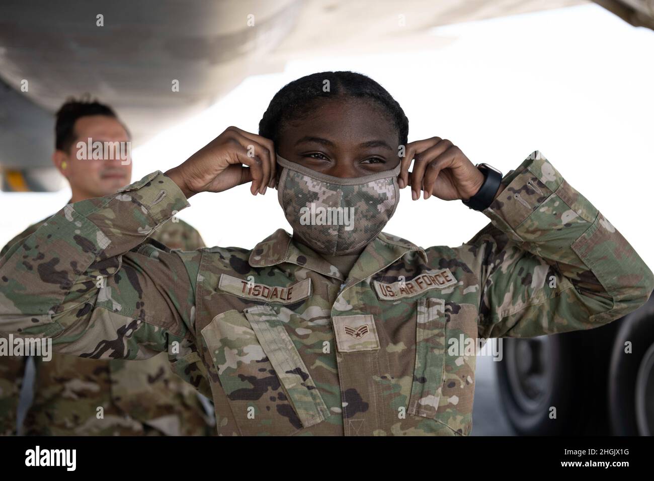 Senior Airman Erica Tisdale, 60th Force Support Squadron outbound ...