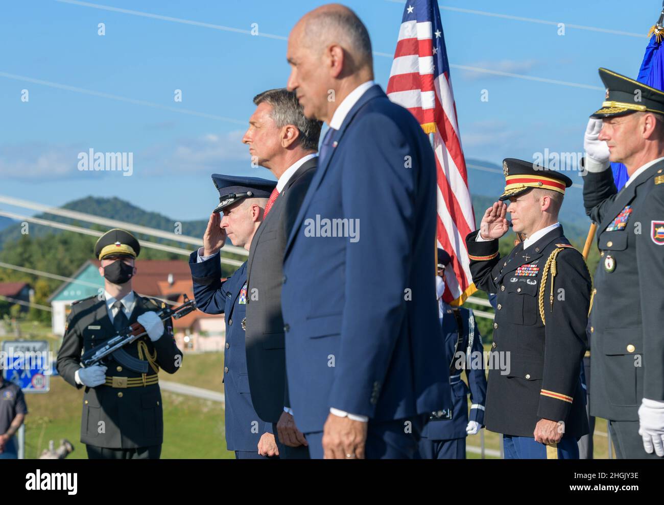 U.S. Air Force Brig. Gen. Jason E. Bailey, 31st Fighter Wing commander ...