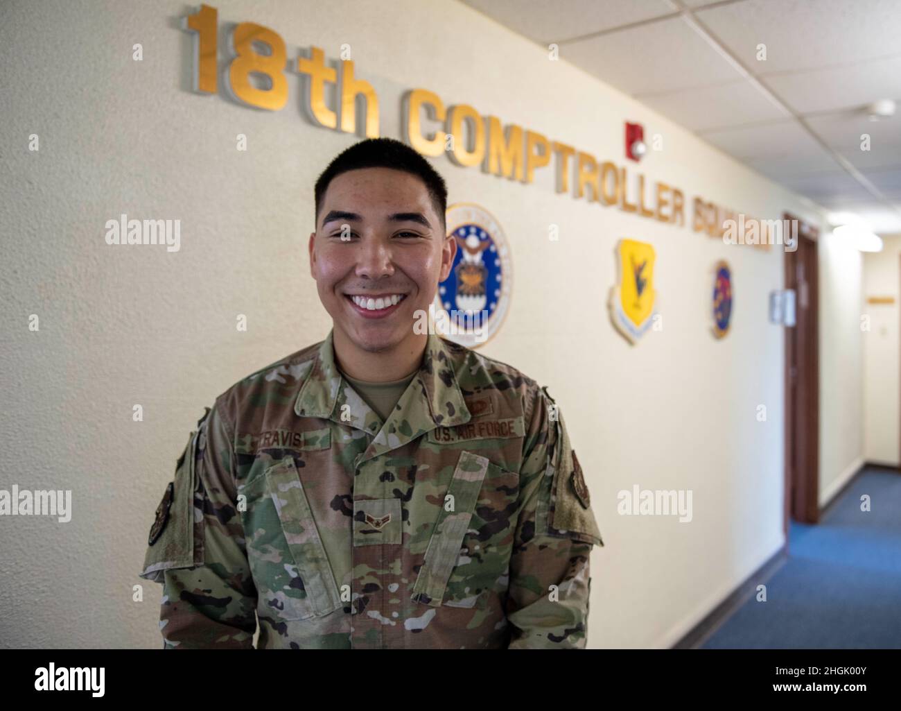 U.S. Air Force Airman 1st Class Seth Travis, 18th Comptroller Squadron ...