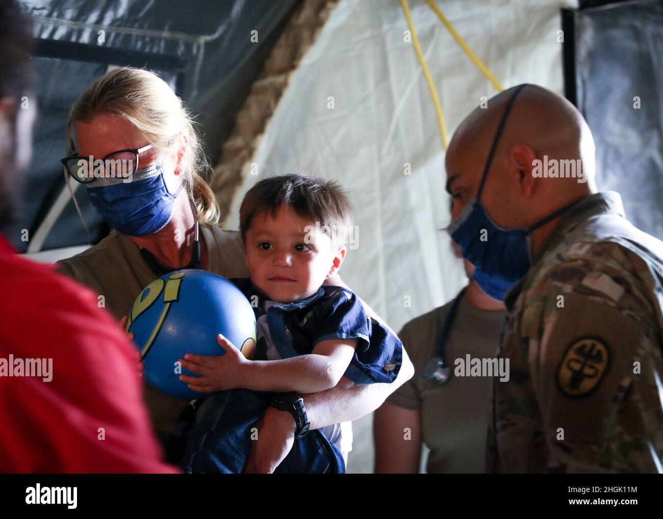 U.S. Army Lt. Col. Kimberly Byers-Lund (left), a family physician and ...