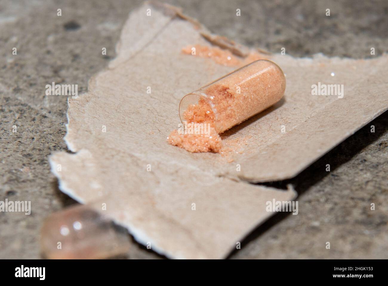o-Chlorobenzylidene malononitrile (CS) tablets create non-lethal CS gas ...