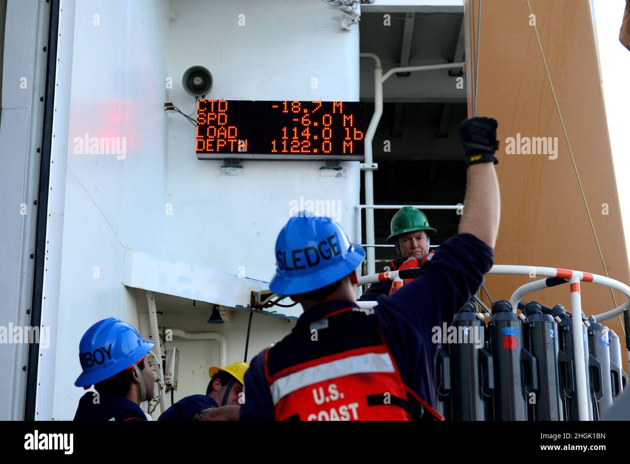 Crane hand signals hi-res stock photography and images - Alamy