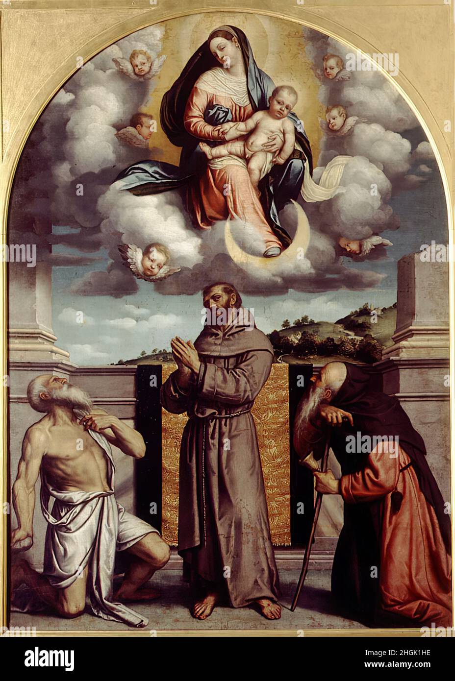 Madonna con il Bambino e un angelo - 1540 50 - oil on canvas 49 x 57 cm ...