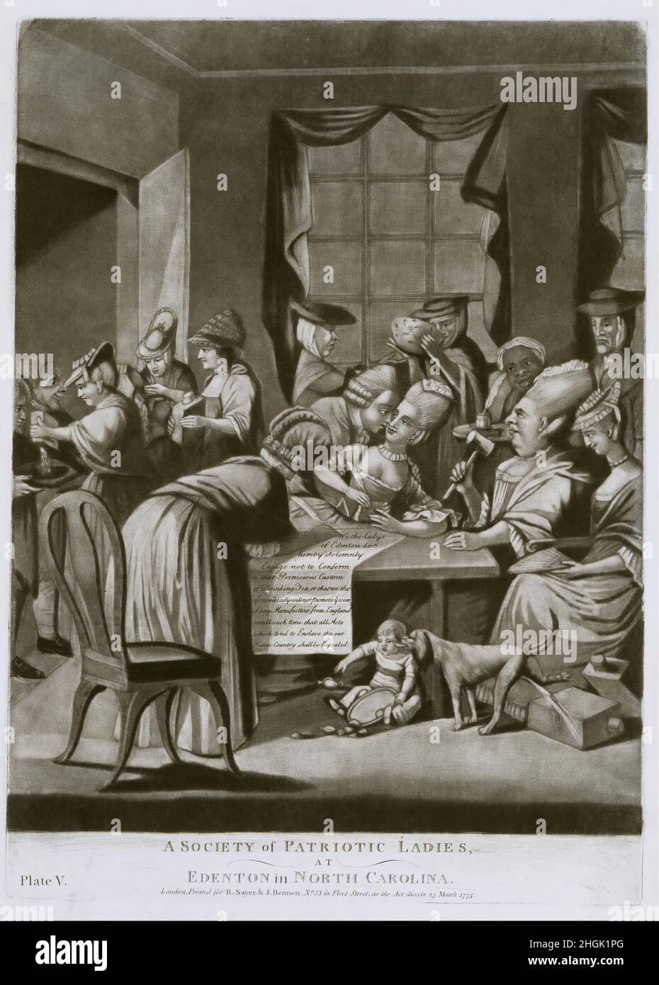 R. Sayer and J. Bennett - A Society of Patriotic Ladies, at Edenton, in ...