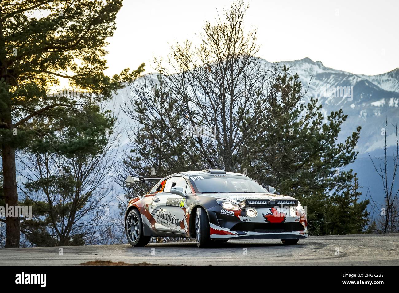 Monte Carlo, Monaco. 21st Jan, 2022. 50 Ian CRERAR (CAN), Elise RACETTE ...