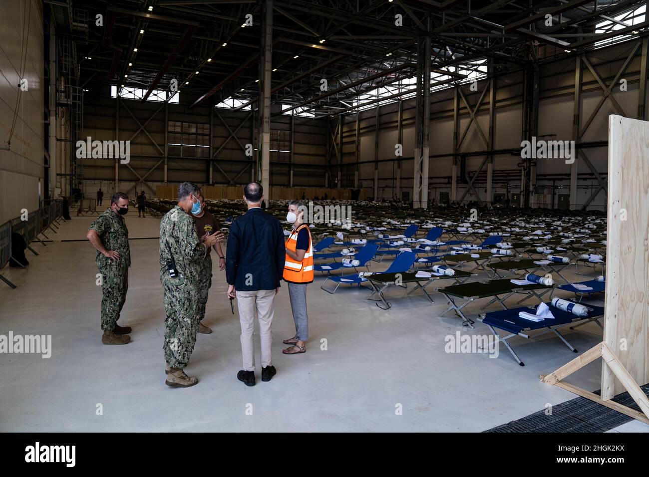 (From Left) Capt. Kepper Pickard, commanding officer, Naval Air Station ...