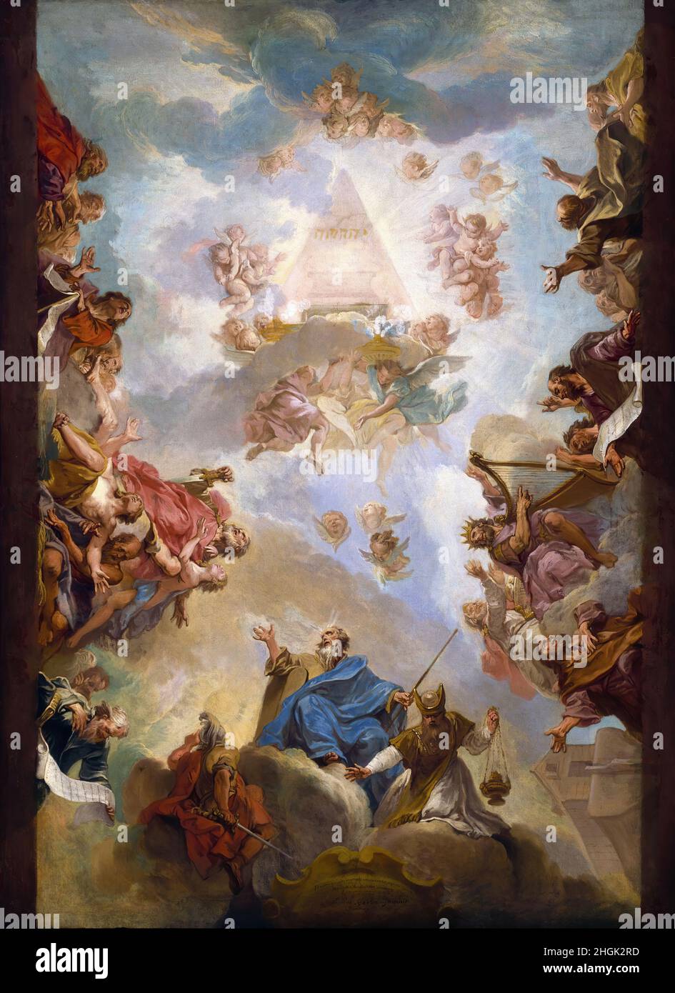Nicolas Bertin - Prophets and Kings of the Old Testament Adoring the ...