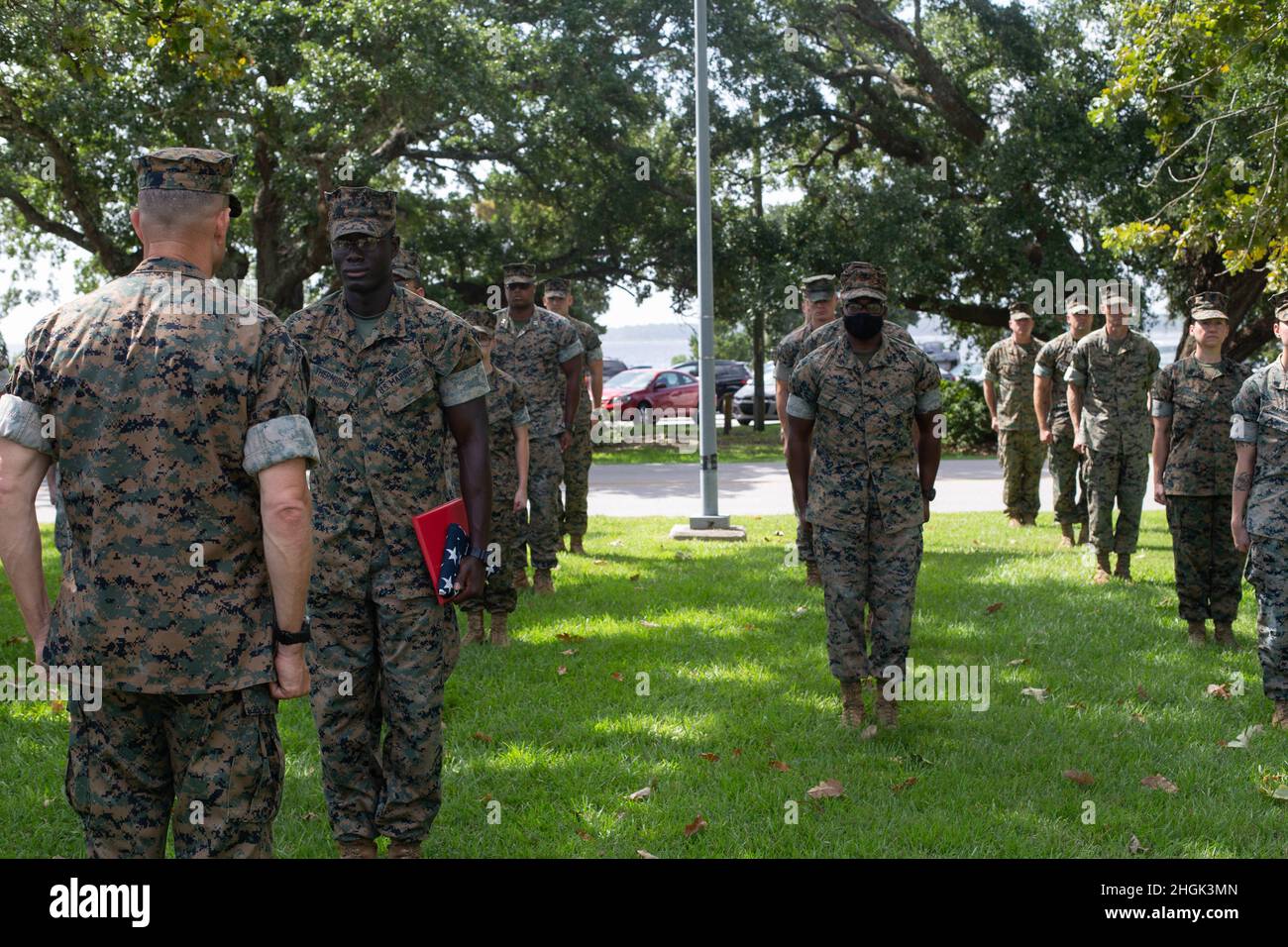 U.S. Marine Corps Maj. Gen. Francis Donovan, commanding general of 2d ...