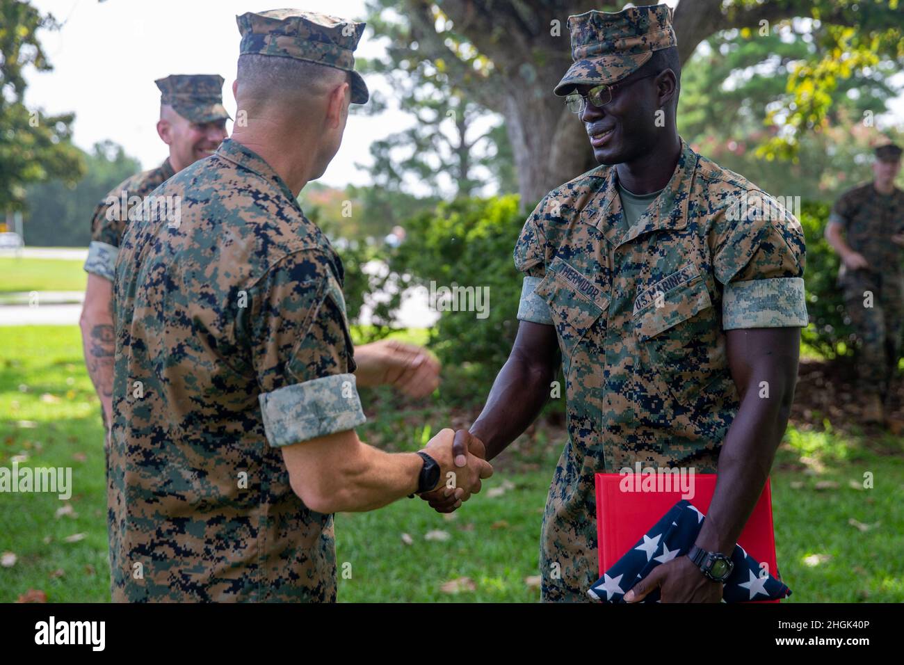 U.S. Marine Corps Maj. Gen. Francis Donovan, commanding general of 2d ...