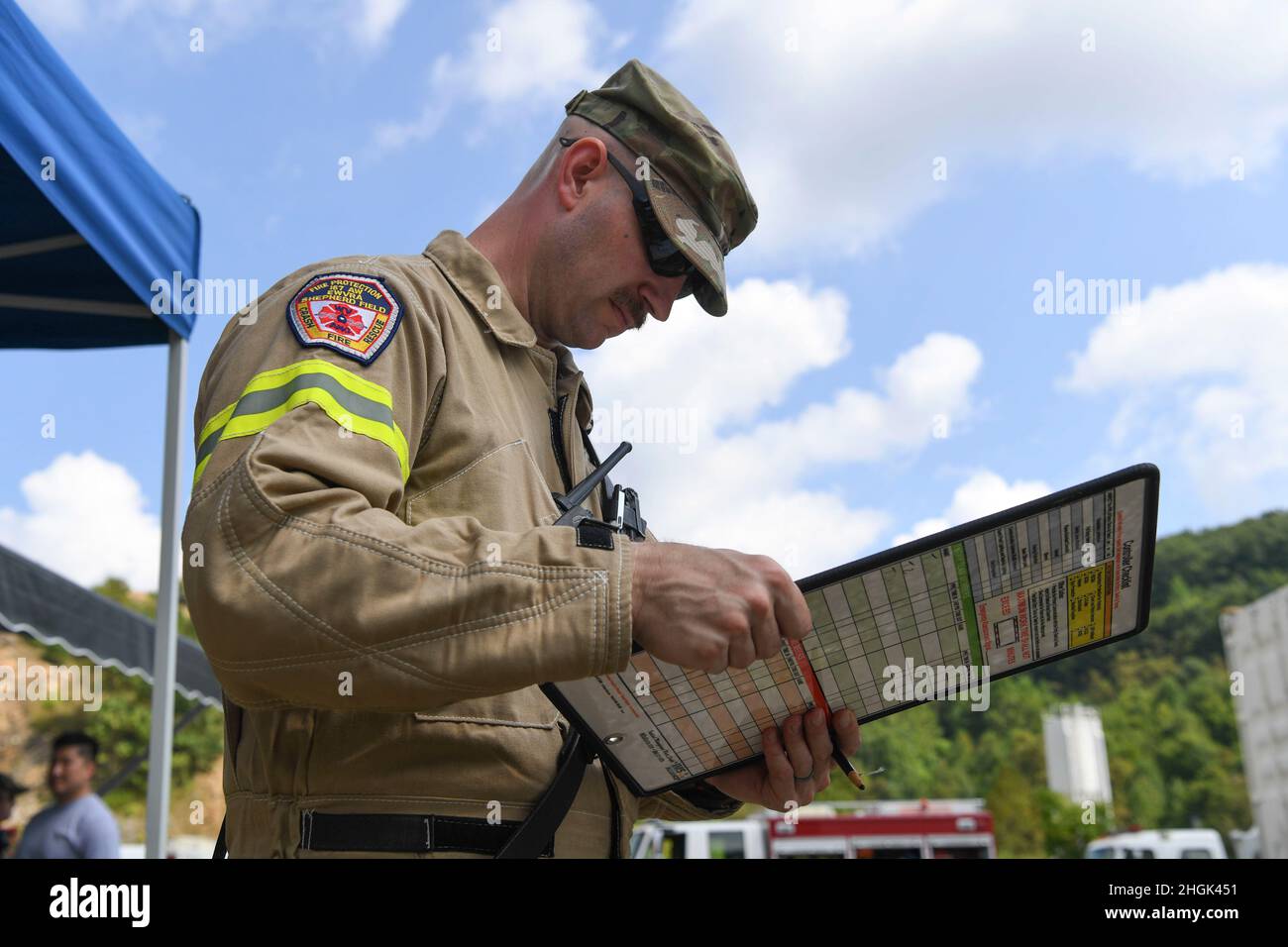 Technical Sgt. Robert Laidlow, 167th Fire and Emergency Services ...