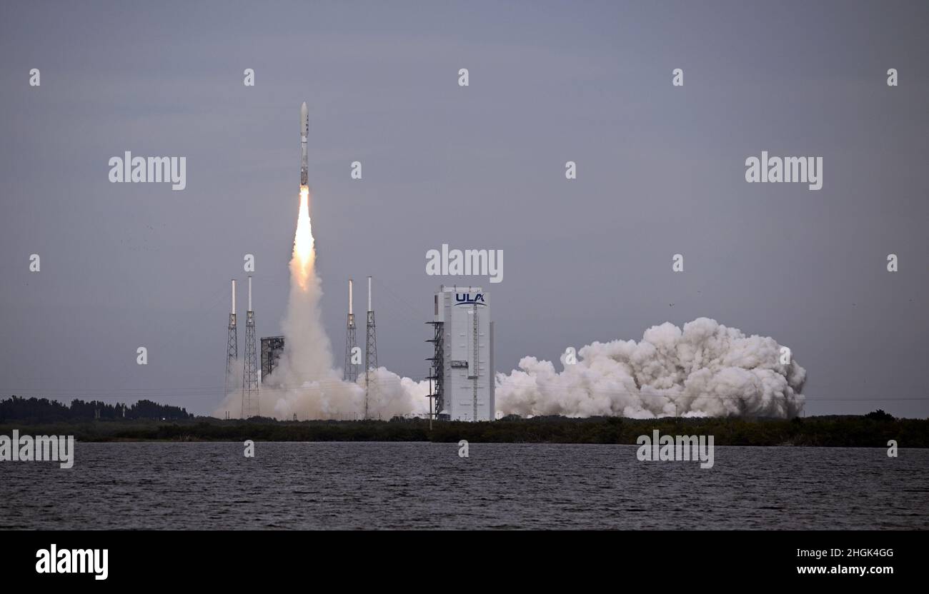 Cape Canaveral, USA. 21st Jan, 2022. United Launch Alliance launches ...