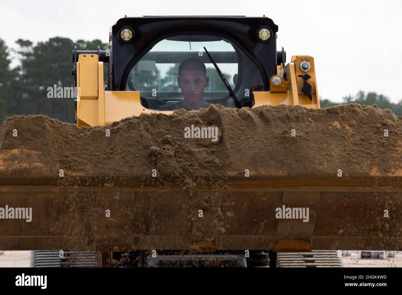 U.S. Marine Corps Pfc. Patrick Thompson, a combat engineer with Marine ...