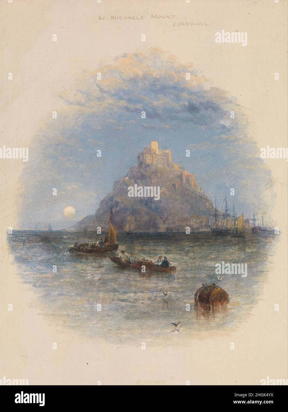 Thomas Creswick - St. Michael's Mount, Cornwall Stock Photo - Alamy