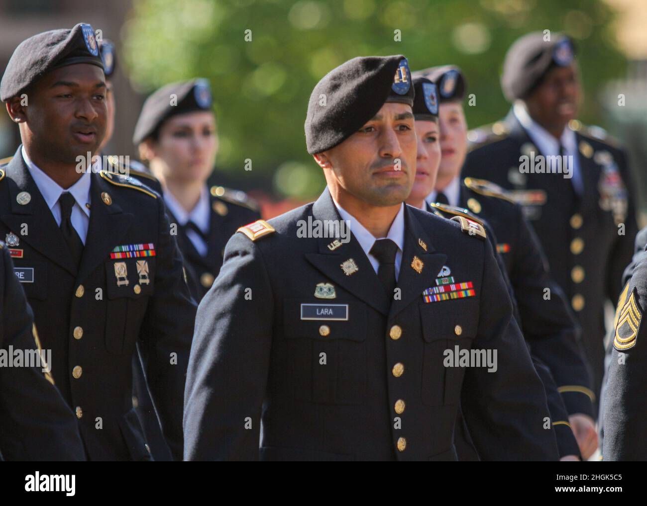 Capt. Marco Lara, commander, Headquarters and Headquarters Company ...