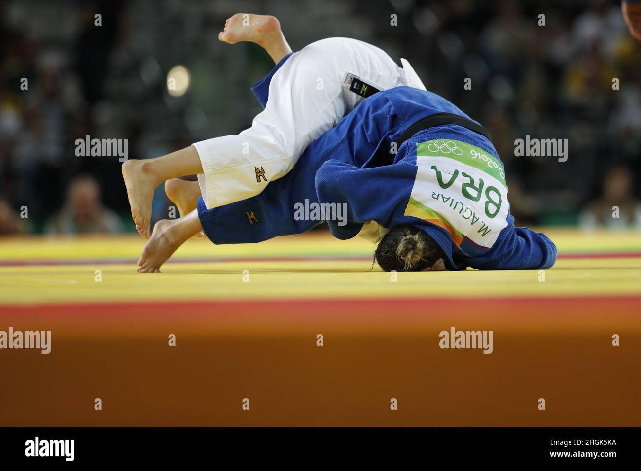 Brazil's judoka Mayra Aguiar wins bronze medal, judo 78kg at Rio 2016 ...