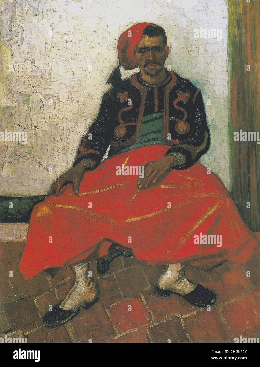 Van Gogh Vincent - Private Collection - The Zouave, sitting - 1888 ...