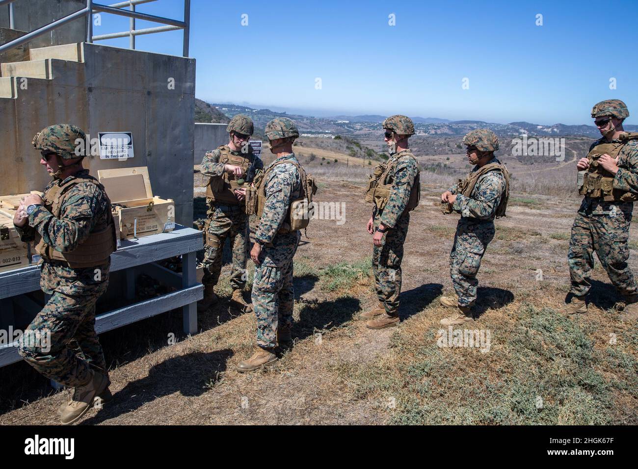 U.S. Marines with Marine Air Control Squadron 1, Marine Air Control ...