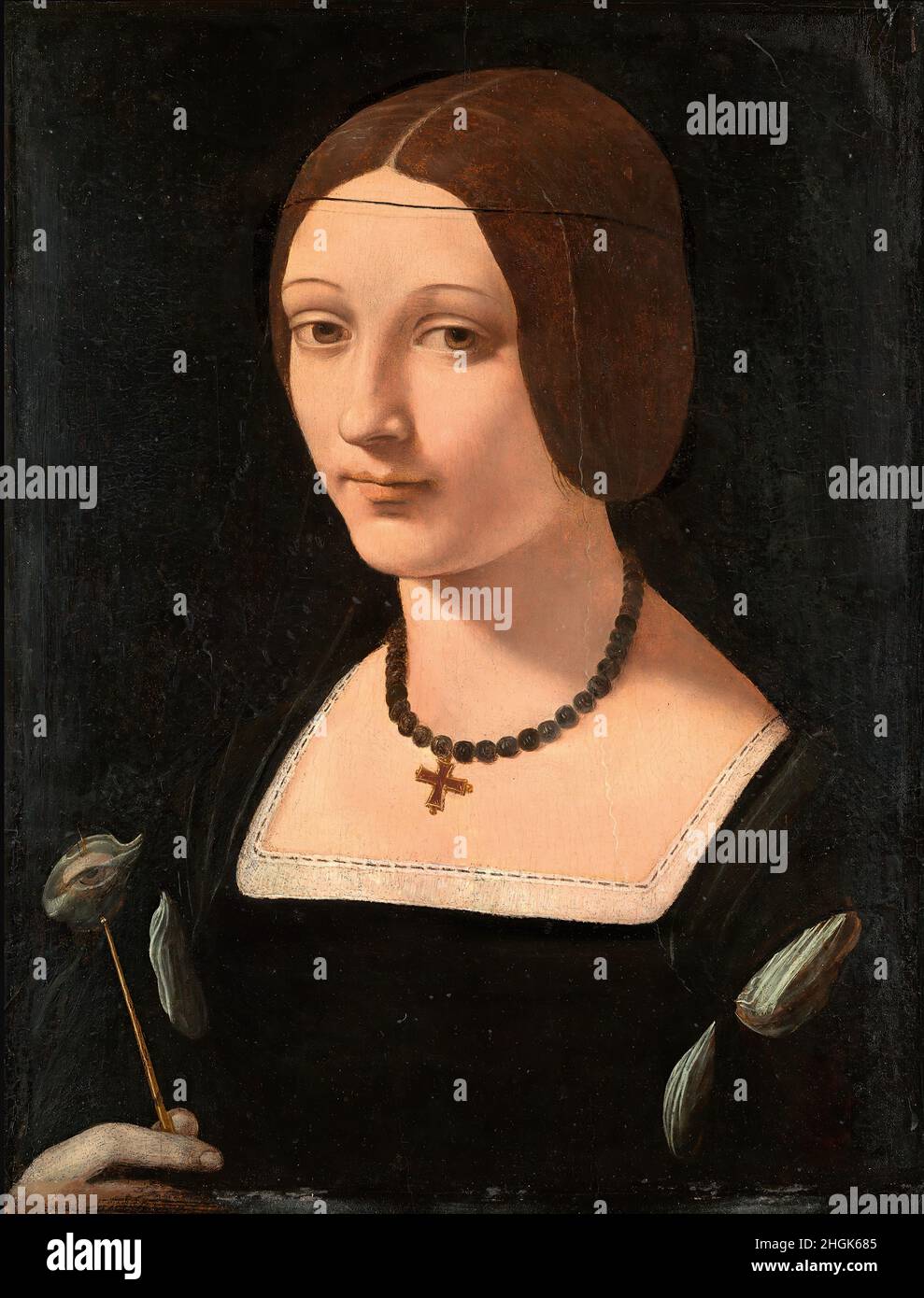 Portrait of a lady as saint lucy hi-res stock photography and images - Alamy